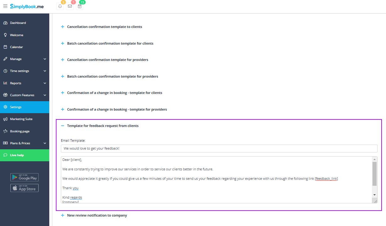 Custom Email Designs for Your Business Messaging with SimplyBook.me ...