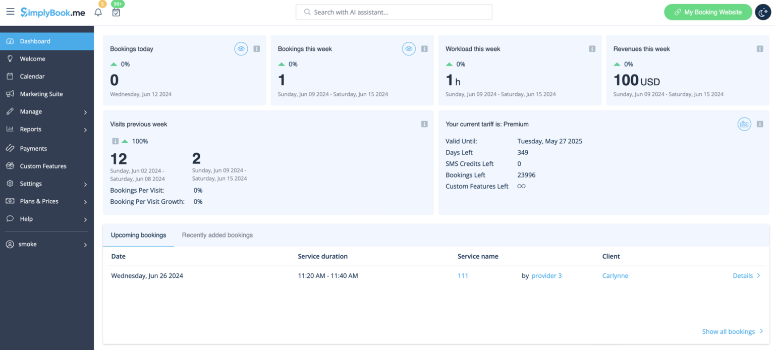 Introducing the New Admin Interface on SimplyBook.me - Grow your ...